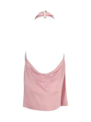 Stella McCartney Satin Halterneck Top