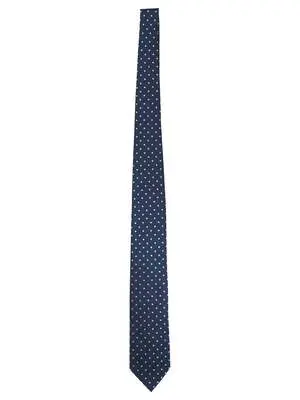 TOM FORD Polka Dot Silk Necktie - Blue