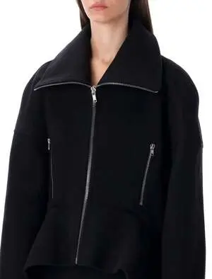 Rick Owens Draculimo Long Wool Melton Jacket