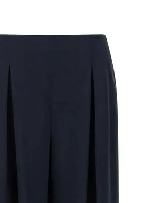 Max Mara Wide Leg Silk Trousers