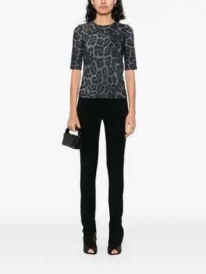 Stella McCartney Leopard Print Top