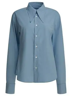 Ami Fitted Silk-blend Shirt