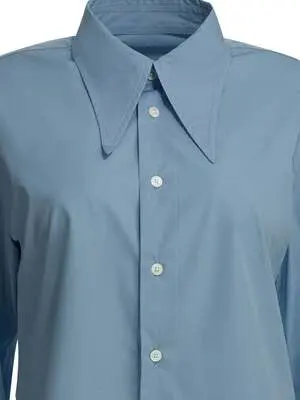 Ami Fitted Silk-blend Shirt