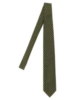TOM FORD Polka Dot Neck Tie - Green