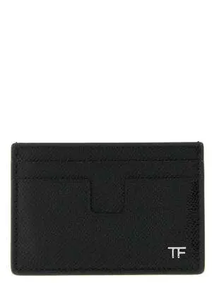 TOM FORD Leather Card Holder - Black