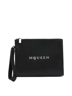 MC QUEEN Leather Pouch - Black