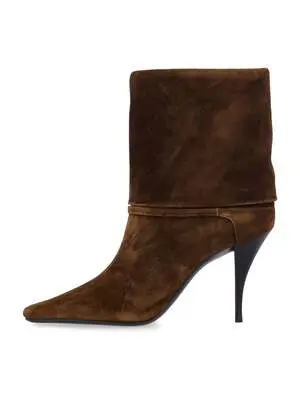 Saint Laurent Pointed Toe Heel Boots