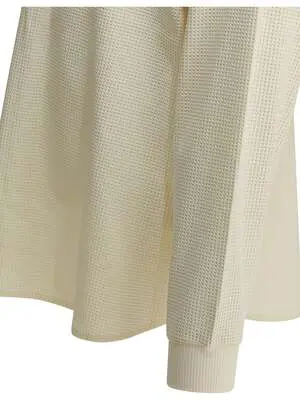 DAIWA PIER39 Long-sleeved T-shirt In Polyester Blend - Beige