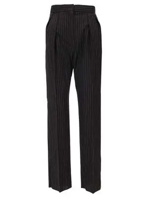 Max Mara Pantalone Lungo - Nero Bianco
