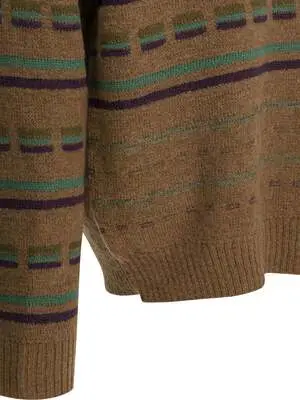 BEAMS Striped Knitwear