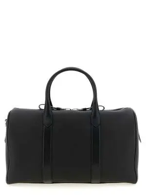 TOM FORD Medium Leather Duffle Bag - Black