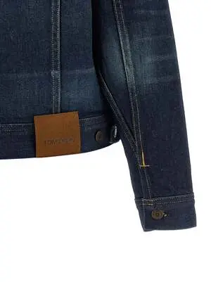 TOM FORD Japanese Stonewashed Denim Trucker Jacket