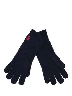 Ralph Lauren Knitted Gloves - Hunter Navy