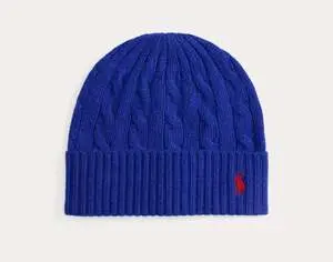 Ralph Lauren Cable-knit Beanie - Active Blue