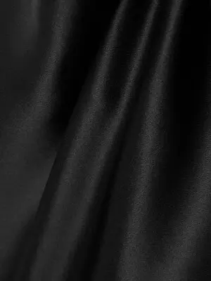 Saint Laurent Draped Silk-satin Mini Dress