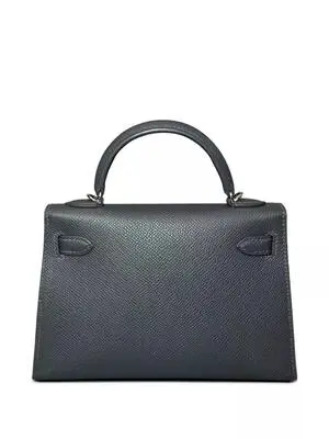 Hermès 2025 Mini Kelly Sellier 20 Tote Bag - Grey