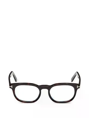TOM FORD Square Frame Eyeglasses - Brown