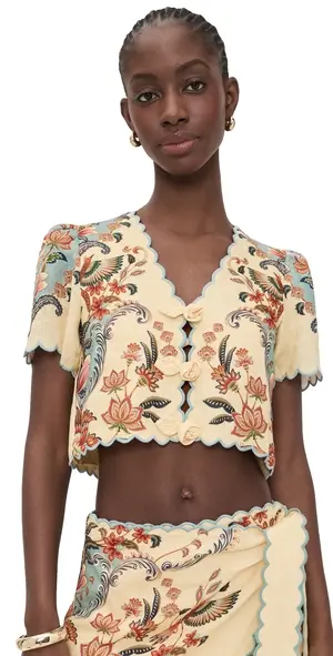 Farm Rio Short Sleeve Blouses