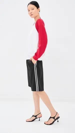 Tibi Active Knit Shorts