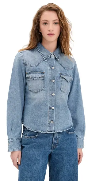 LE JEAN Martha Denim Shirt