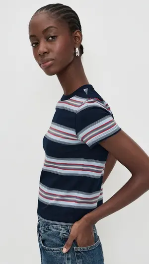DAZE Zuma Striped Short Sleeve Tee