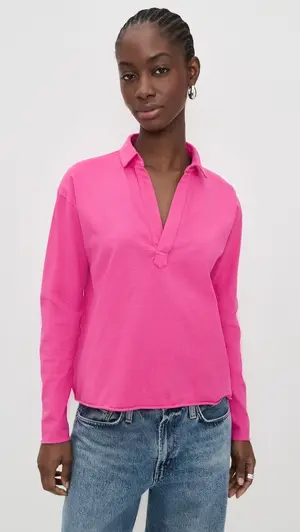 Frank & Eileen Popover Henley Top