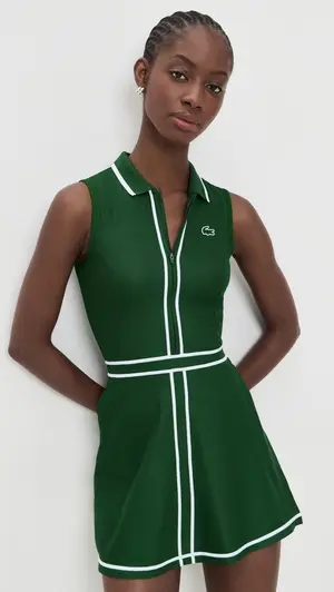 Lacoste Heritage Trim Golf Dress