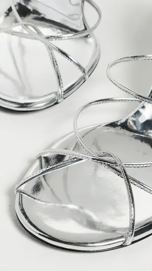 Christopher Esber Blaze Metallic Heels - Mirror