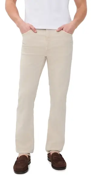 FRAME Modern Straight Twill Jeans - Milk Beige