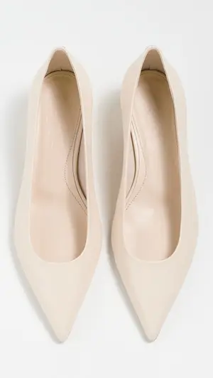 AeydĒ Cari Nappa Leather Heels - Creamy
