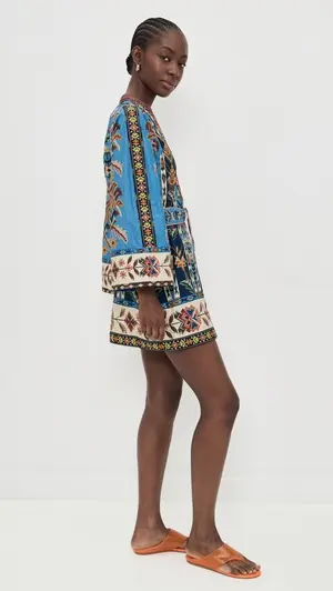 Farm Rio Printed Mini Dress