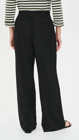 Marine Layer Allison Tencel Trousers - Black
