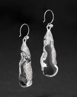 Alexis Bittar Silverlake Lucite Wire Drop Earrings