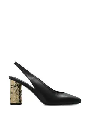 Givenchy Square-toe Block-heel Pumps - Black