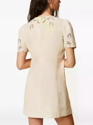 TWINSET Embroidered Mini Dress