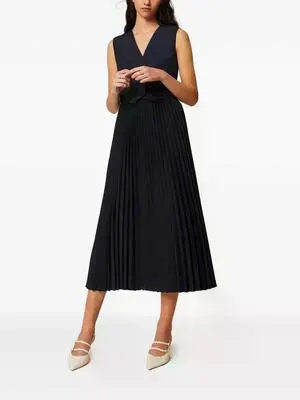 TWINSET Pleated Midi Dress