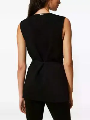 TWINSET Sleeveless Jacket - Black