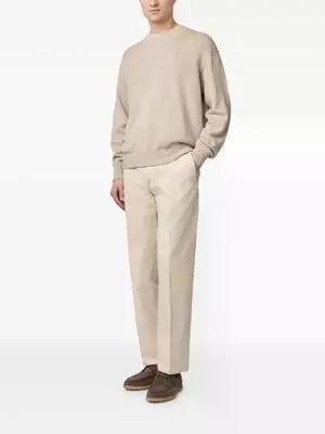 TOD'S Long-sleeve Round-neck Sweater - Neutrals