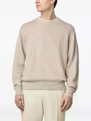 TOD'S Long-sleeve Round-neck Sweater - Neutrals