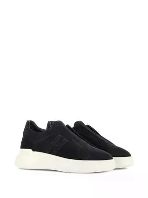 Hogan H580 Logo-detail Sneakers - Blue