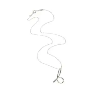 Tiffany & Co. Sterling Silver Elsa Peretti Alphabet Pendant