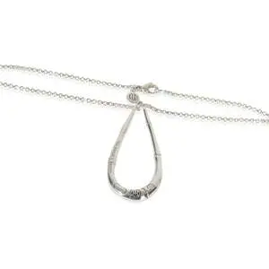 John Hardy Sterling Silver Bamboo Teardrop Pendant