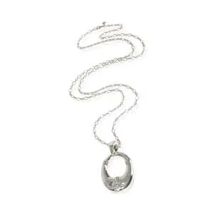 John Hardy Sterling Silver Topaz Bamboo Chain Necklace