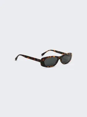 Fendi Ff Squared Havana Sunglasses