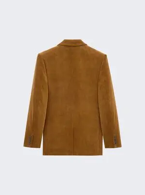 Saint Laurent Double-breasted Blazer - Brown