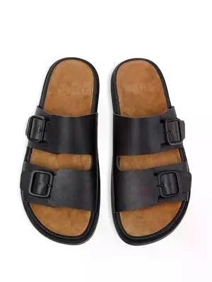 Camper Buckle-strap Sandals - Black