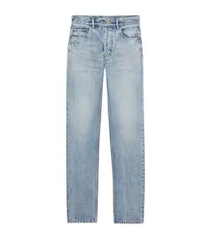 Saint Laurent Straight High-rise Jeans