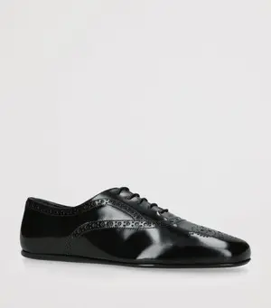 Church's Leather Rebecca Derby Shoes - Black