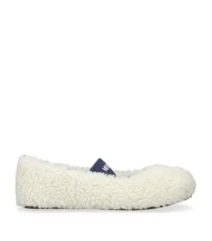 Moon Boot Shearling Ballet Flats