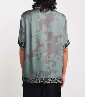 Dries Van Noten Printed Bowling Shirt - Grey